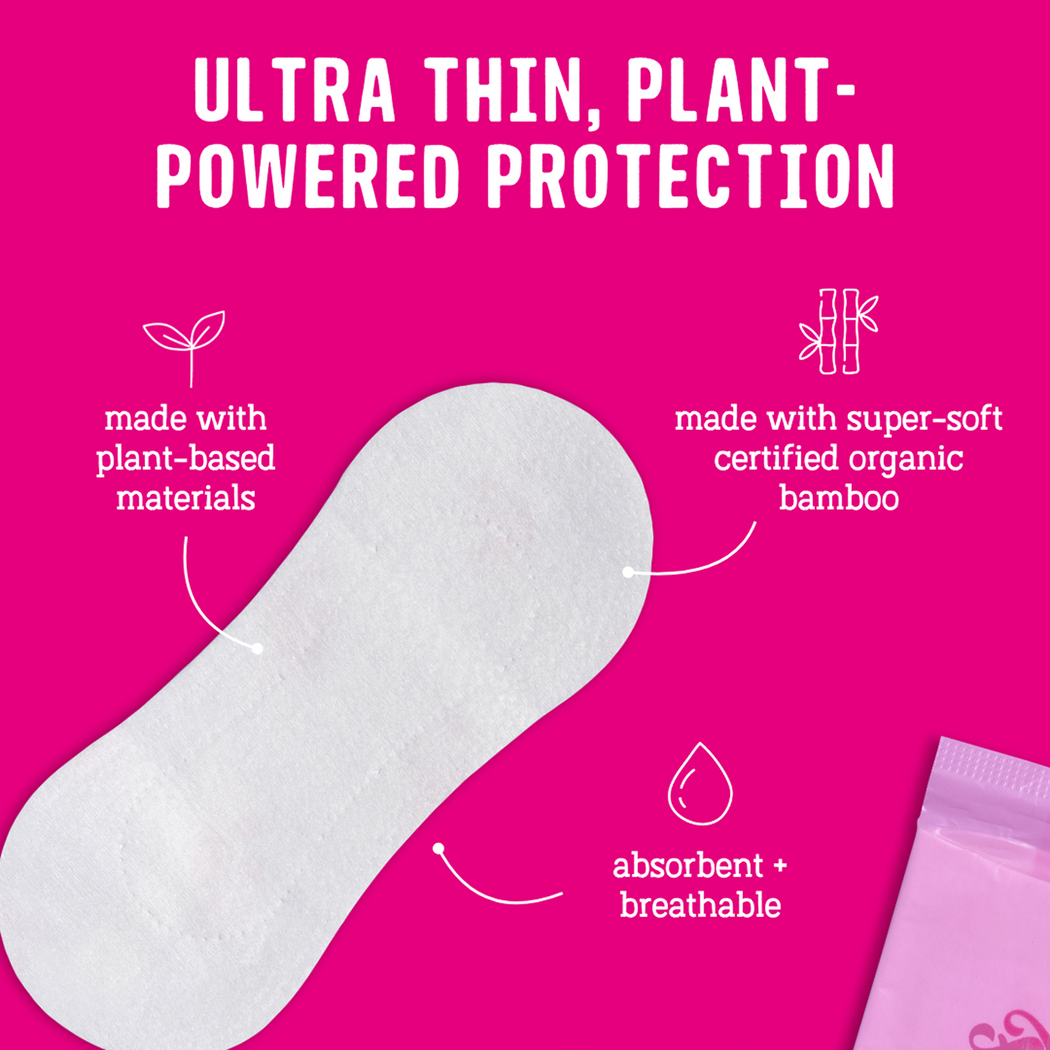 Bamboo Panty Liners – Here We Flo